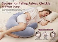 China 100% Polyester Pregnancy Original F Shaped Maternity Pillow for Full Body Relaxation for sale