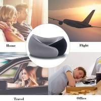 China Customized Colors U Shape Neck Pillow with 400TC Thread Count and Orthopedic Foam Support for sale