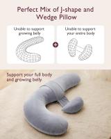 China 100% Polyester Pregnancy Original F Shaped Maternity Pillow for Full Body Relaxation for sale
