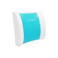 China Breathable Memory Foam Gel Cool Feeling Lumbar Support Cushion for Home and Car Chair for sale