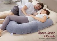 China 100% Polyester Pregnancy Original F Shaped Maternity Pillow for Full Body Relaxation for sale