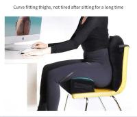China Office Chair Armrest Pads Lightweight Purple Grey Cushion Removable Washable Memory Foam for sale
