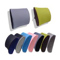 China Memory Foam Lumbar Support Pillow for Office Chair Washable Ergonomic Chair Pillow for sale