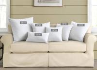China Natural Goose Feather Throw Pillow Inserts 20 x 20 Set of 2 White is customized Yes for sale