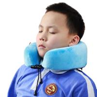 China 2021 Memory Foam Portable Travel Neck Pillow for Kids Children Neck Support Nap Pillows for sale