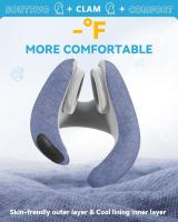 China Comfortable Airplane Travel Memory Foam Neck Pillow with Noise Canceling Earmuffs for sale