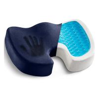 China Removable and Washable Cooling Gel Memory Foam Seat Cushion for Spine Protection for sale