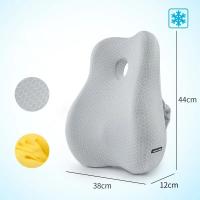 China Slow Rebound Memory Foam Back Rest Support Cushion for Modern Style Lumbar Cushion for sale