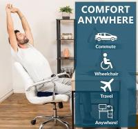China Removable and Washable Cooling Gel Memory Foam Seat Cushion for Spine Protection for sale