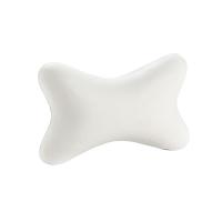 China Custom Comfortable Bone Shape Memory Foam Car Neck Pillow for Adults Long Life Span for sale
