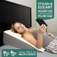 China Chic Jacquard Cover Wedge Pillow 100% Polyester Material for Sleeping and Acid Reflux for sale