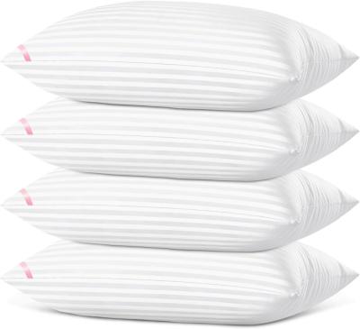 China Bed Pillows for Side and Back Sleepers Super Soft Down Alternative Microfiber Filling for sale