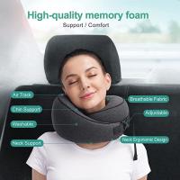 China Removable and Washable Memory Foam U Shape Travel Neck Pillow for Airplane Portable for sale