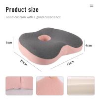 China Removable Cover Memory Foam Lumbar Pillow for Pain Relief and Supportive Back Cushion for sale