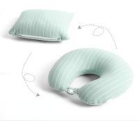 China Specialty Stores Custom U-shaped Memory Foam Neck Support Pillow Set for Office and Travel for sale