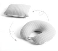 China Specialty Stores Custom U-shaped Memory Foam Neck Support Pillow Set for Office and Travel for sale