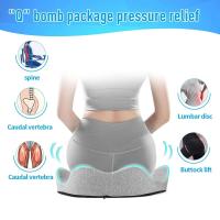 China Memory Foam Filling Coccyx Seat Cushion for Improved Blood Circulation and Comfort for sale