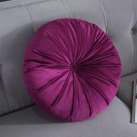 China Household Round Pleated Pumpkin Pillow Sofa Cushion for Home Hotel Office Chair for sale