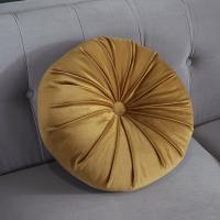 China Household Round Pleated Pumpkin Pillow Sofa Cushion for Home Hotel Office Chair for sale