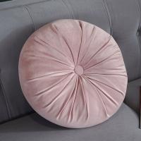 China Household Round Pleated Pumpkin Pillow Sofa Cushion for Home Hotel Office Chair for sale
