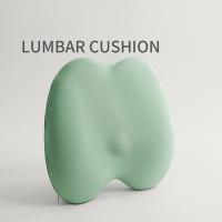 China OBLONG Lumbar Cushion Memory Foam Back Rest Support Chair Cushion for Hotel Customize for sale
