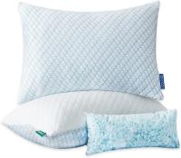 China Adjustable Cooling Bed Pillows for Sleeping 2 Pack Queen Size Shredded Memory Foam Pillows for sale