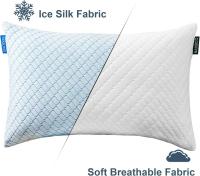 China Adjustable Cooling Bed Pillows for Sleeping 2 Pack Queen Size Shredded Memory Foam Pillows for sale