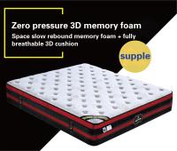 China Modern Home Furniture Orthopedic Mattress with 3D Memory Foam and Independent Springs for sale