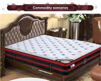 China Modern Home Furniture Orthopedic Mattress with 3D Memory Foam and Independent Springs for sale