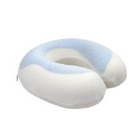 China Removable Cover U-Shape Cooling Gel Memory Foam Travel Pillow for Hotel Unpick and Wash for sale