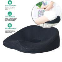 China Ergonomic Car Seat Cushion with Memory Foam Filling Comfortable and 3D Mesh Design for sale