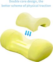 China Memory Foam Cervical Roll Neck Stretcher Ergonomic Support for Tension Muscle Relief for sale