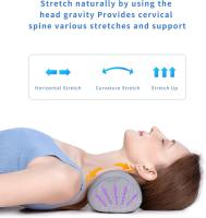 China Memory Foam Cervical Roll Neck Stretcher Ergonomic Support for Tension Muscle Relief for sale