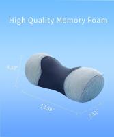 China Memory Foam Cervical Roll Neck Stretcher Ergonomic Support for Tension Muscle Relief for sale