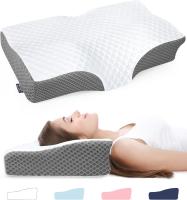 China Thread Count ≥600s Cooling Cervical Memory Foam Pillow for Pain Relief and Sleeping for sale