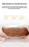 China Modern Design Density 3E Eco-Friendly Coconut Palm Latex Tatami 3D Mattress for Home for sale