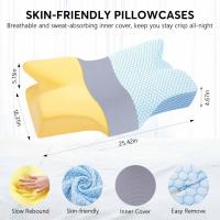 China Neck Pain Relief Pillow Memory Foam Neck Pillows for Home Decor Sofa Cushion 2.5-3 kg for sale