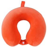 China Breathable and Comfortable Memory Foam Travel Neck Pillow with 400TC Thread Count for sale