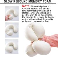 China Breathable and Comfortable Memory Foam Travel Neck Pillow with 400TC Thread Count for sale