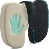 China Home Car Office Seat Chair Cushion Memory Foam Coccyx Orthopedic Pillow Washable Cover for sale