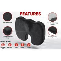 China Home Car Office Seat Chair Cushion Memory Foam Coccyx Orthopedic Pillow Washable Cover for sale