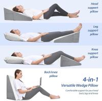 China Home Decor Sofa Cushion Wedge Pillow for Sleeping Triangle Pillow Gerd After Surgery for sale
