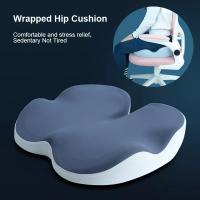 China Hip Cushion Square for Office Household Memory Foam Seat Coccyx Orthopedic Therapeutic for sale