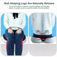 China Hip Cushion Square for Office Household Memory Foam Seat Coccyx Orthopedic Therapeutic for sale