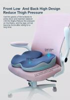 China Hip Cushion Square for Office Household Memory Foam Seat Coccyx Orthopedic Therapeutic for sale