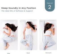 China Standard Size Set of 2 Cooling Bed Pillows for Sleeping Firm Soft Down Alternative for sale