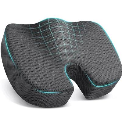 China Memory Foam Butt Pillow for Office Chair and Car Seat Soft Coccyx Tailbone Pain Relief for sale