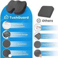 China Memory Foam Butt Pillow for Office Chair and Car Seat Soft Coccyx Tailbone Pain Relief for sale
