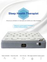 China JOURM Interlocking Spring Soybean Sponge Latex Mattress Environmentally Friendly for sale
