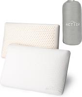 China Organic Cotton Cover Natural Latex Foam Pillow for Back and Side Sleepers Thread Count ≥600TC Part NECK for sale